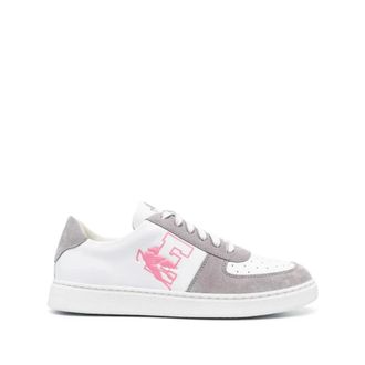 Etro Graue Leder Freizeit Turnschuhe Sneakers - - Shoes - Damen - Grau - 36 EU