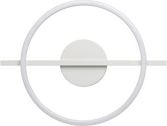 Eglo LED Deckenleuchte Amandolo, ringförmige Deckenlampe dimmbar mit Fernbedienung, geometrische Deckenbeleuchtung aus Metall in Weiß, warmweiß-kaltweiß, R