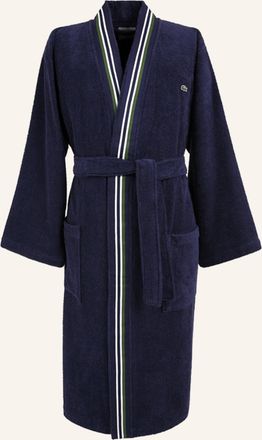 Lacoste Bademantel Lclub blau