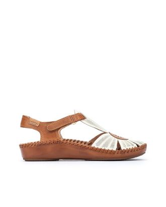 Pikolinos Halboffene Schuhe in Leder P. Vallarta f&uuml;r Frauen Farbe NATA