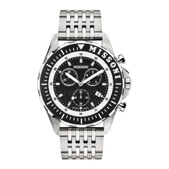 Missoni Schweizer New Chrono Sportliche Eleganz Uhr - - Accessories - Herren - Grau - ONE SIZE