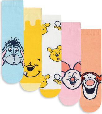Disney Winnie The Pooh Multi Character Chaussettes mollet Lot de 5
