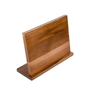 axentia Messerblock Akazienholz, magnetischer Messerblock, ca. 31 x 10 x 22 cm