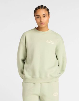 New Balance Linear Heritage - Sweat ras de cou en polaire - Serpent-Vert