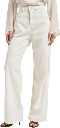 Icon Denim Los Angeles Femme, Jeans, Blanc, Taille: W25 Poppy Wide Jeans