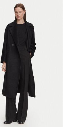 Max Mara Wollmantel Resina 2625016021 Schwarz Regular Fit