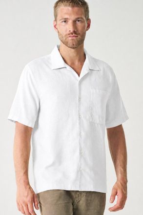 Hempage Hempage Herren vegan Hemd Kurzarm Wei&Atilde;Y