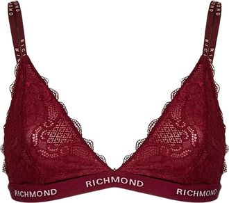 John Richmond Triangel-Spitzen-BH mit elastischem Band - - Underwear - Damen - Rot - L