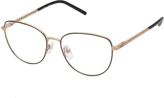 Tous Damen Eyeglass Frame Vto464 Shiny Copper 54/16/135 Sonnenbrille, Gl&auml;nzendes Kupfer, Gold, mit farbigen Teilen