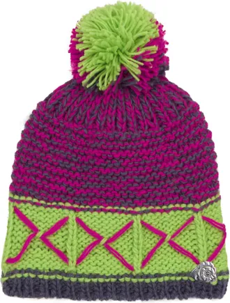 Guggen Mountain M&uuml;tze M&uuml;tze K013 Winterm&uuml;tze mit Bommel und leichtem Fleecefutter