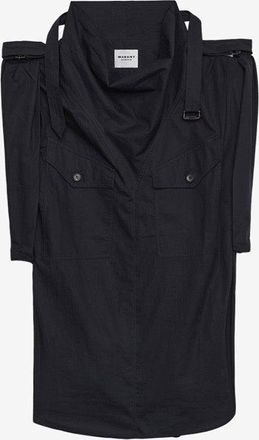 Isabel Marant Top Nemia - Femme - Noir Délavé - Taille 34 - Marant Étoile