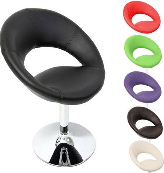 Mendler Mendler - Chaise de séjour Palerme, salle à manger, simili-cuir, blanc