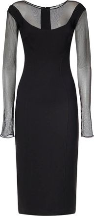 Elisabetta Franchi Maxikleid - Schwarz