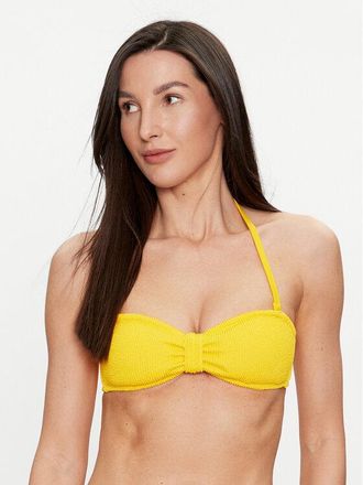 Hunkem&ouml;ller Bikini-Oberteil Crinkle 205678 Gelb