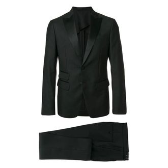 Dsquared2 Herren, Anz&uuml;ge, Schwarzk, LGr&ouml;&szlig;e