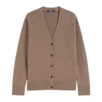 Max Mara Kaschmir Woll Cardigan Braun - - Knitwear - Damen - Braun - S