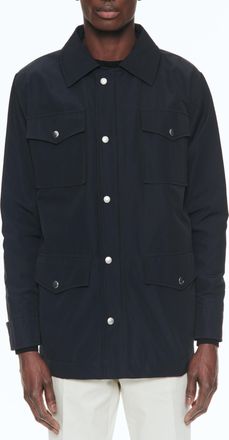 Fursac Veste 4 poches bleue en toile de polycoton - Taille XXL - Homme