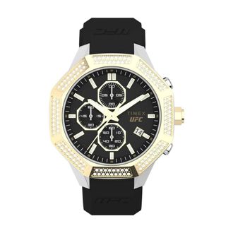 Timex Homme, Accessoires, Noir, Taille: ONE Size Montre de sport synth&eacute;tique avec bracelet