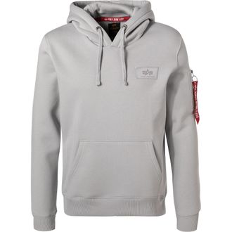 Alpha Industries Herren Hoodie grau unifarben