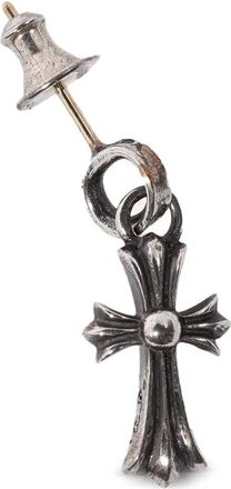 Chrome Hearts Baby Fat Ohrring mit Kreuzanh&auml;nger - Silber