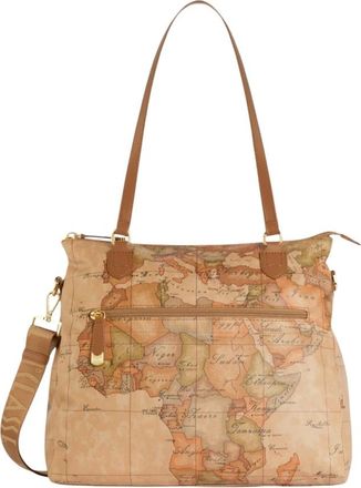 Alviero Martini 1A Classe Femme, Sacs, Beige, Taille: ONE Size Soft Shopper Backpack