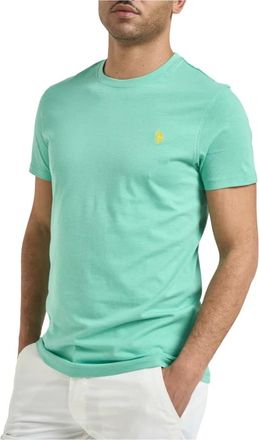 U.S.Polo Association U.s. Polo Assn., Homme, Tops, Vert, Taille: 2XL T-shirt &agrave; col rond