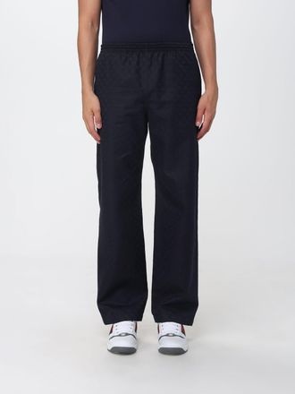 Gucci Pantalon de jogging en coton &agrave; jambe droite avec monogramme GG ton sur ton