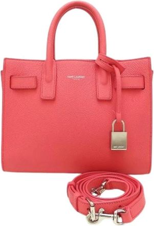 Saint Laurent Sac De Jour Pre-owned - Femme - Pre-owned - Rose - Taille: ONE Size