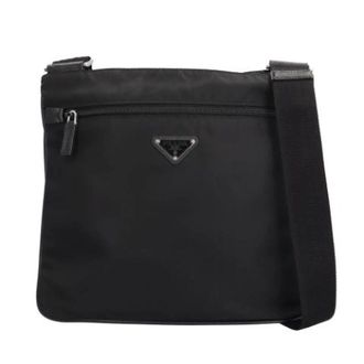 Prada Pre-owned Vintage Nylon Schultertasche - - Pre-owned - Damen - Schwarzk - ONE SIZE