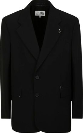Maison Margiela Homme, Costumes, Noir, Taille: M Giacca Graffette