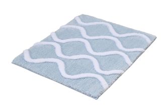 Kleine Wolke Badteppich Piana, 55x65 cm, Stahlblau