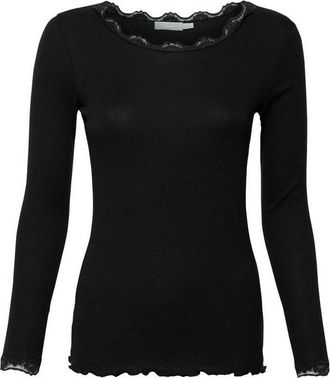 Fransa Langarmshirt FRHIZAMOND (1-tlg) Spitze
