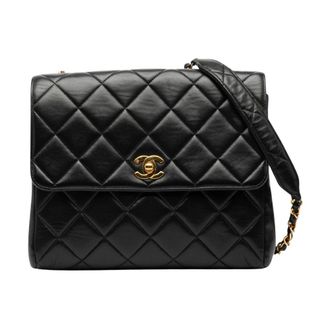Chanel Sac bandouli&egrave;re matelass&eacute; Pre-owned - Femme - Pre-owned - Noir - Taille: ONE Size