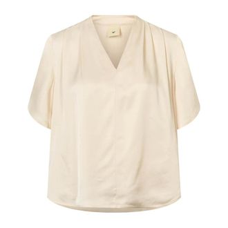 Julie Fagerholt - Heartmade Blouse Telas - Femme - Blouses et Chemises - Beige - Taille: 36 FR