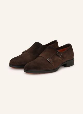 Santoni Double-Monks Easy braun