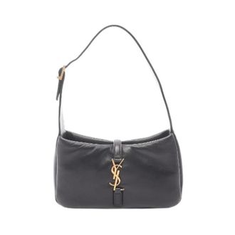 Saint Laurent Pre-owned Sac &agrave; main en cuir dagneau Paris LE 5 A 7 - Femme - Pre-owned - Noir - Taille: ONE Size
