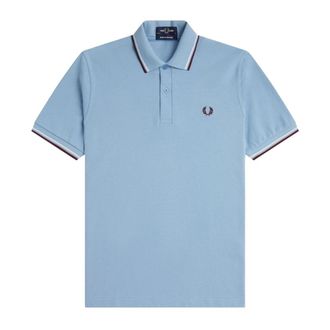Fred Perry M12 444 Polo - - Tops - Herren - Blau - 4XS
