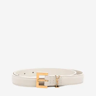 Saint Laurent Belt - White