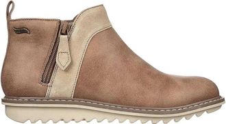 Skechers Stiefeletten f&uuml;r Damen, Wildleder, Passt &uuml;ber dem Spann (Graubeige)