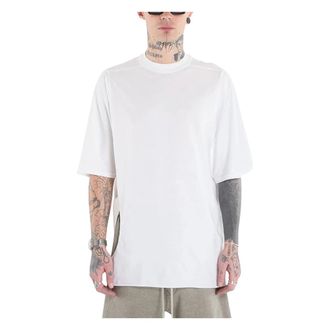 Rick Owens Homme, Tops, Blanc, Taille: XL Subhuman Jumbo SS T