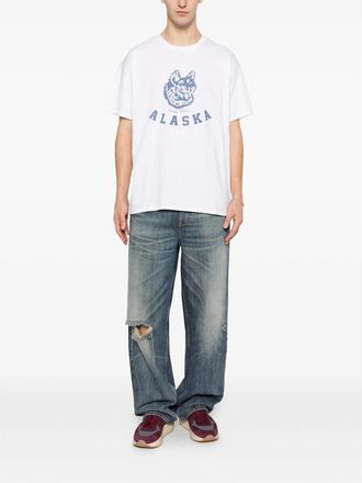 Wild Donkey Alaska Graphic T-Shirt - White