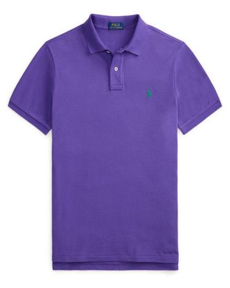 Ralph Lauren Piqu&eacute;-Poloshirt aus Baumwolle mit Logo-Stickerei, Slim Fit in