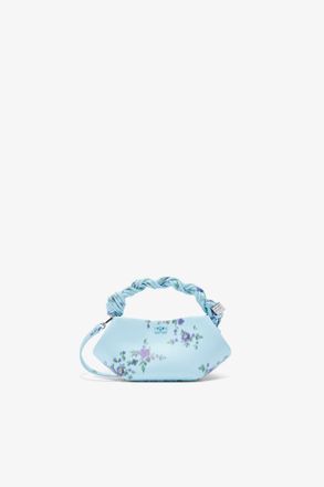 Ganni Sac mini Bou bleu imprim&eacute; Iced Aqua - Pour Femme