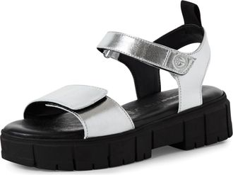 Tamaris Sandalette Damen Blockabsatz metallic,EU 41