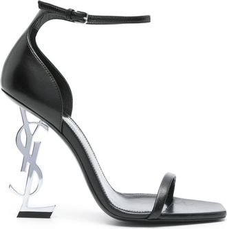 Saint Laurent sandales Opyum 110 mm - Noir