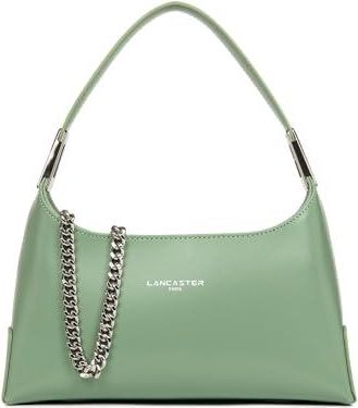 Lancaster | Suave Ace - Petit Sac à Main Refente de Cuir de Vachette Lisse Jade antic