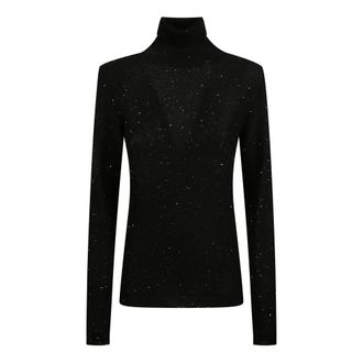Fabiana Filippi Turtle Neck Sweater - - Knitwear - Damen - Schwarzk - L
