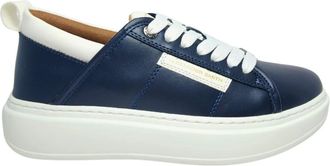 Alexander Smith Homme, Chaussures, Bleu, Taille: 45 EU Pelle Baskets