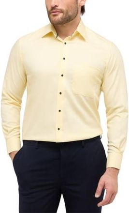 Eterna Male Chemise structur&eacute; Comfort FIT 40_H_1/1, 1/1, Jaune