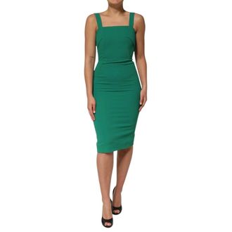 Dolce & Gabbana Dunkelgr&uuml;nes Bodycon Kleid - - Dresses - Damen - Gr&uuml;n - 2XS